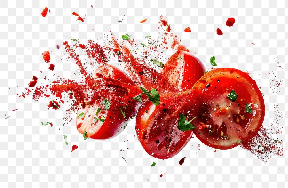 PNG Exploding tomato sauce food | Free PNG - rawpixel