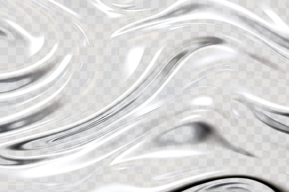 Abstract metallic fluid wave png | Free PNG - rawpixel
