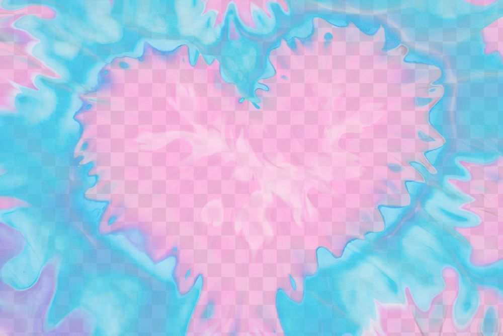 Vibrant abstract heart pattern fabric | Free PNG - rawpixel