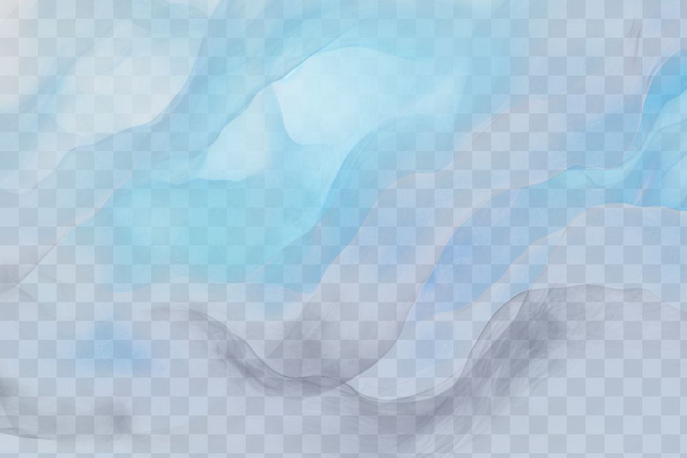 Abstract blue fluid waves png | Free PNG - rawpixel