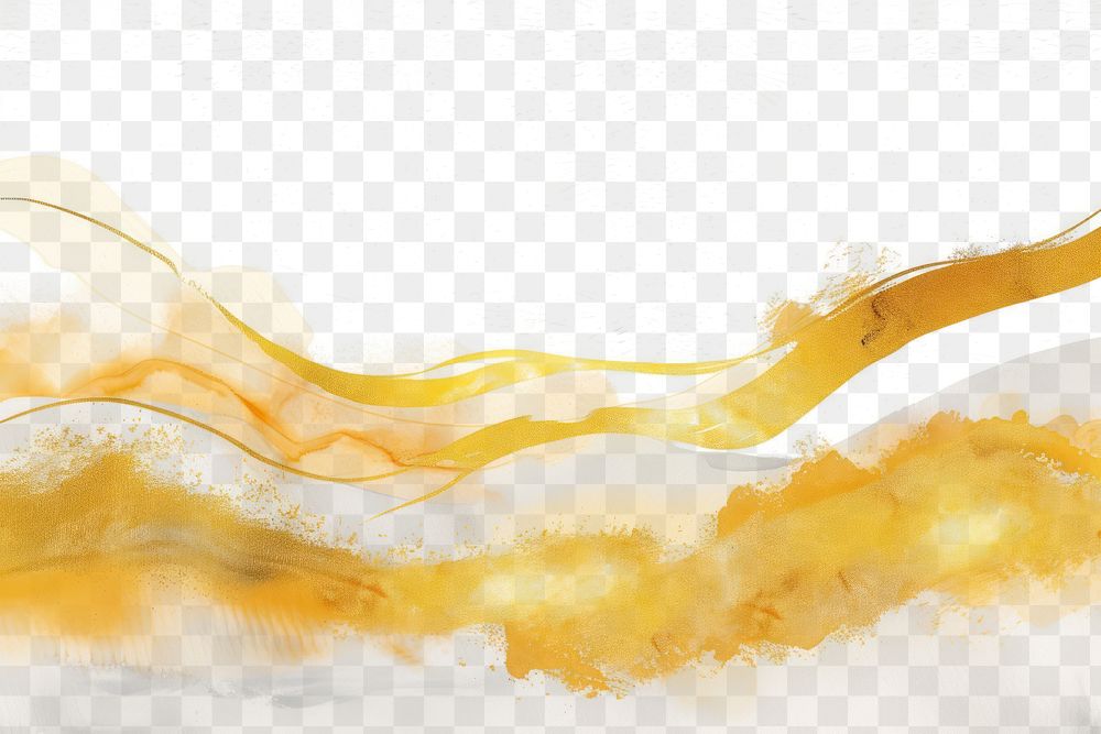 Abstract yellow waves png overlay | Free PNG - rawpixel
