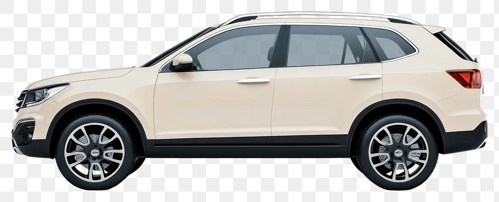 PNG Cream suv car automobile | Free PNG - rawpixel