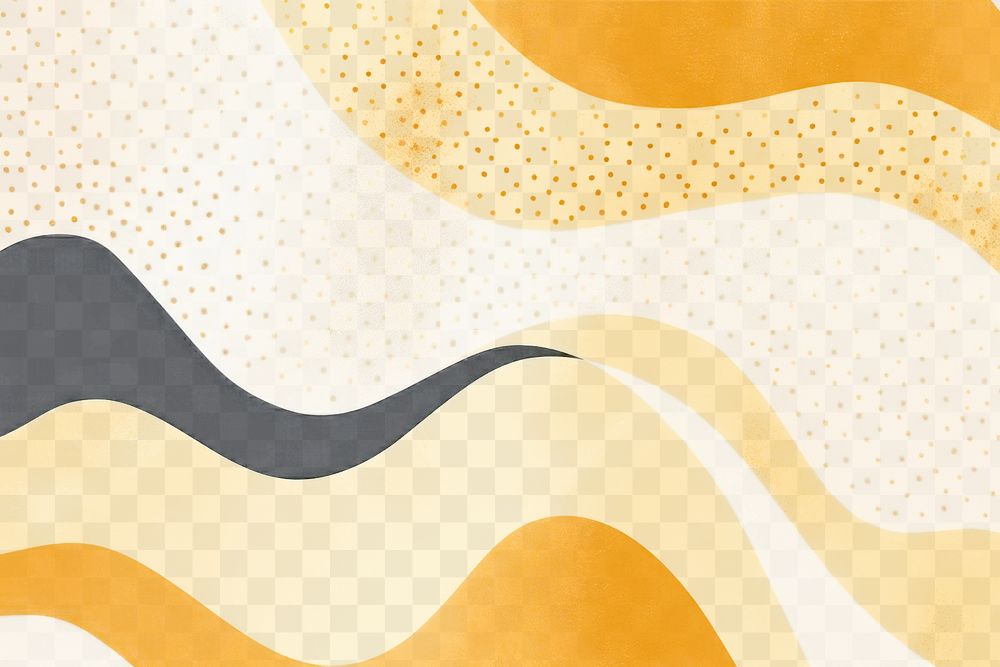 Abstract wavy dotted png paint | Free PNG - rawpixel