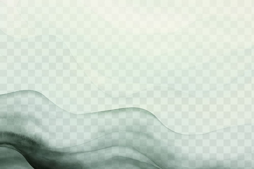 Abstract green wave gradient png | Free PNG - rawpixel