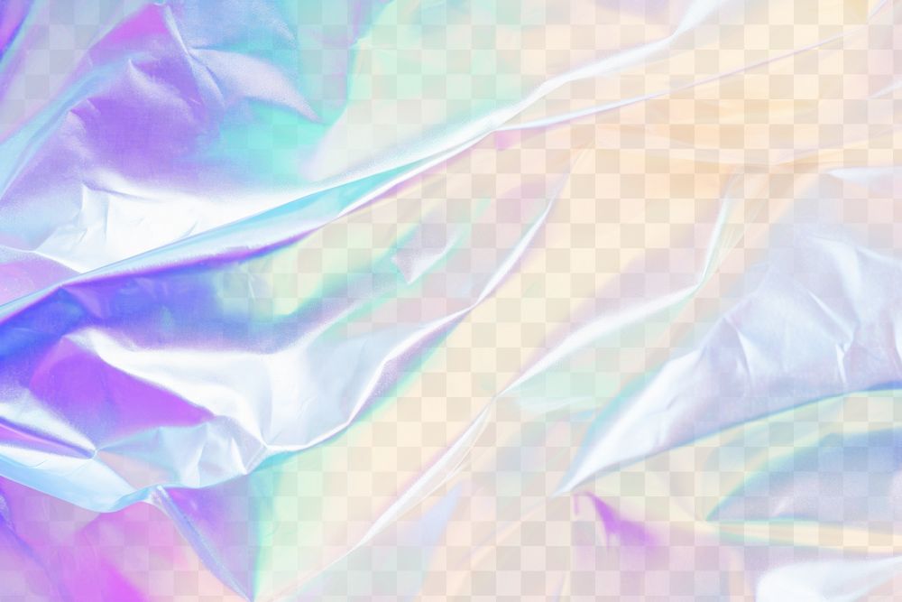 Colorful iridescent crumpled png overlay | Free PNG - rawpixel
