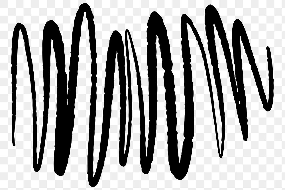 PNG Abstract black wavy line, | Free PNG - rawpixel