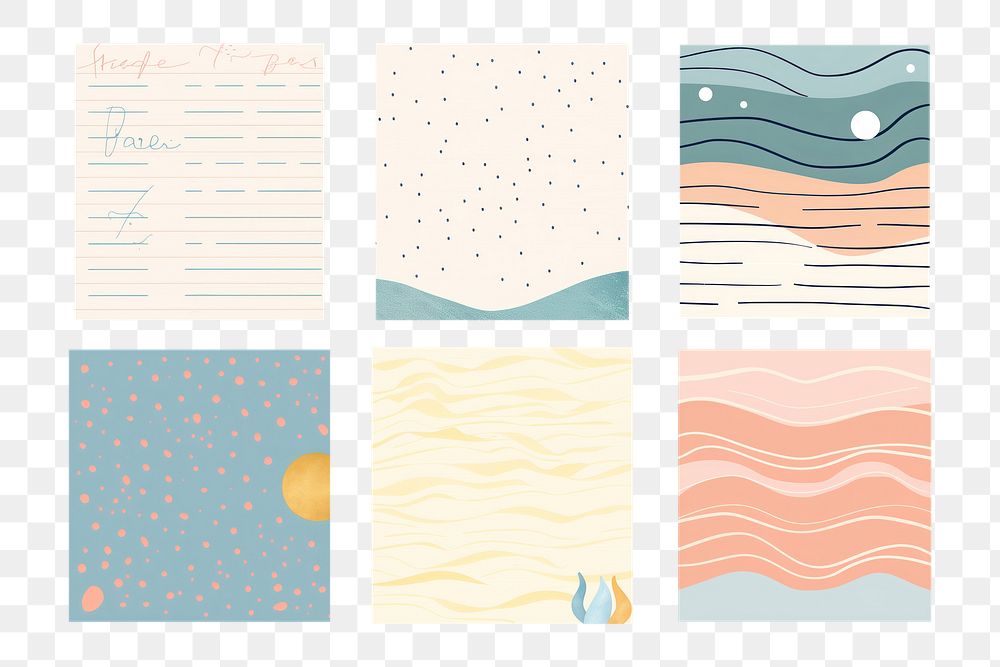 PNG Cute paper notes illustration, | Free PNG - rawpixel