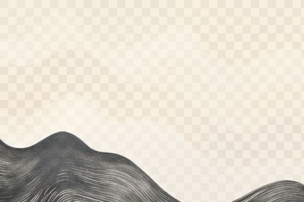 Abstract wavy beige black png | Free PNG - rawpixel