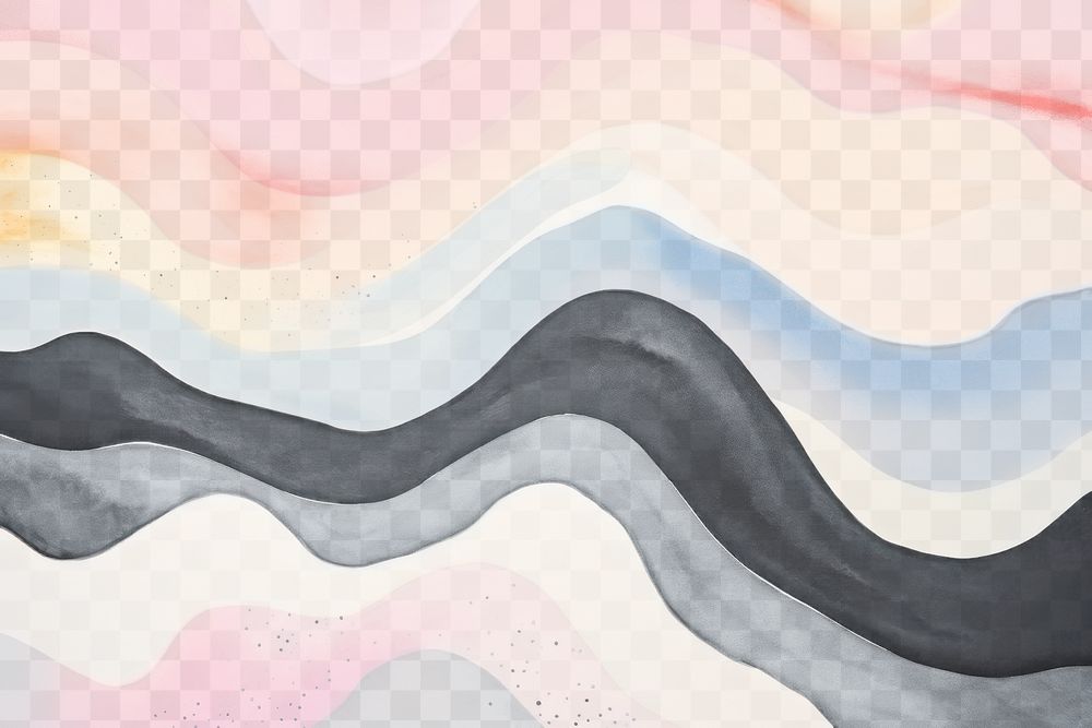 Colorful abstract wavy png paint | Free PNG - rawpixel