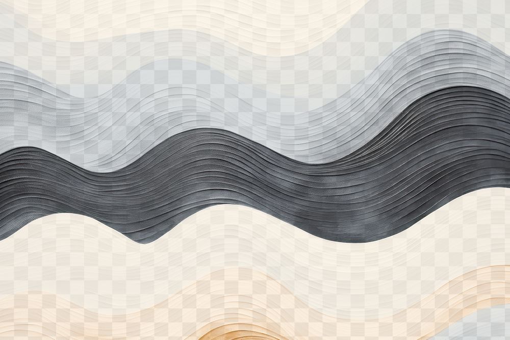 Abstract wavy layered png overlay | Free PNG - rawpixel