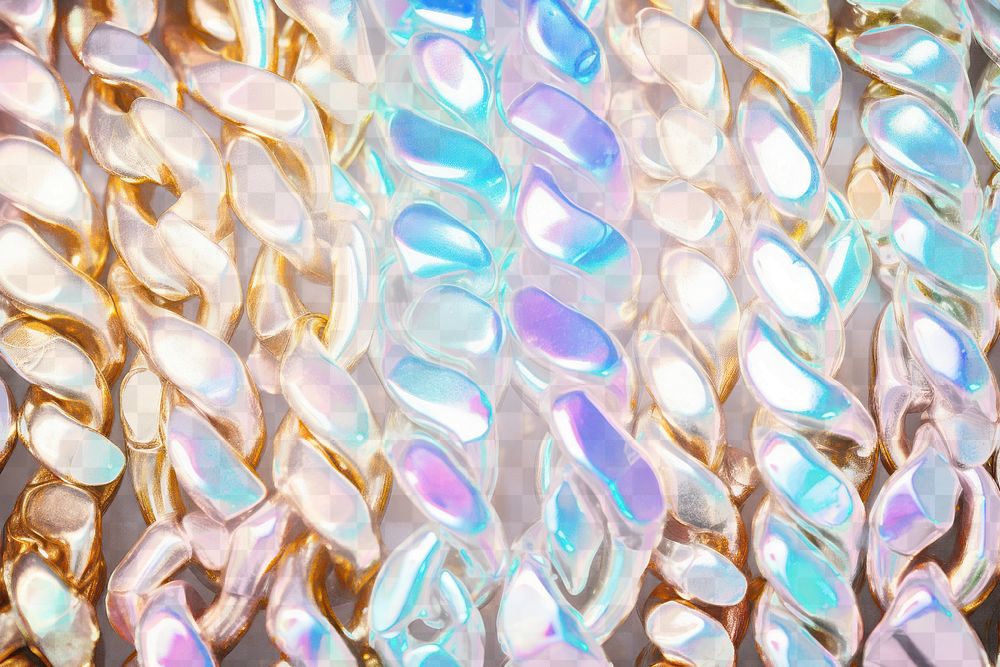 Vibrant metallic chain pattern png | Free PNG - rawpixel