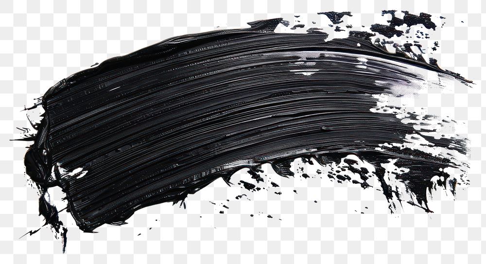 PNG Abstract black paint stroke | Free PNG - rawpixel