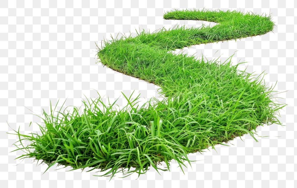 PNG Curved green grass path | Free PNG - rawpixel