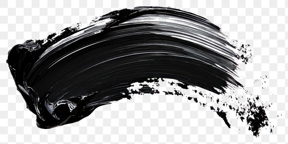PNG Abstract black paint stroke | Free PNG - rawpixel