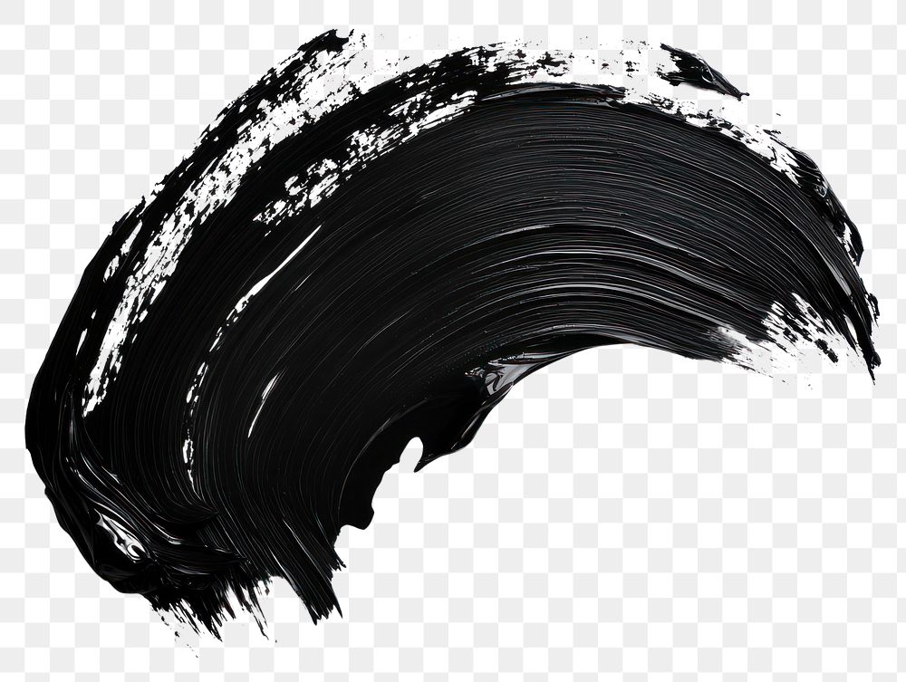 PNG Abstract black paint stroke | Free PNG - rawpixel