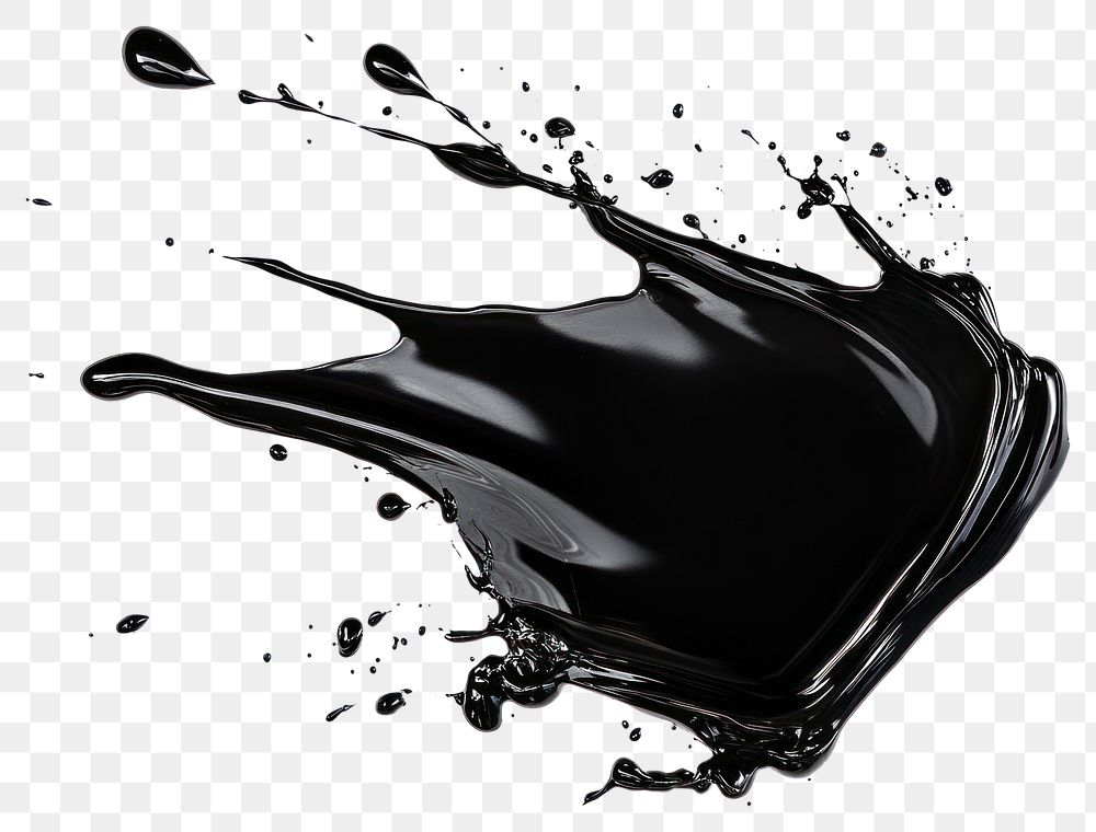 PNG Abstract black paint splash | Free PNG - rawpixel