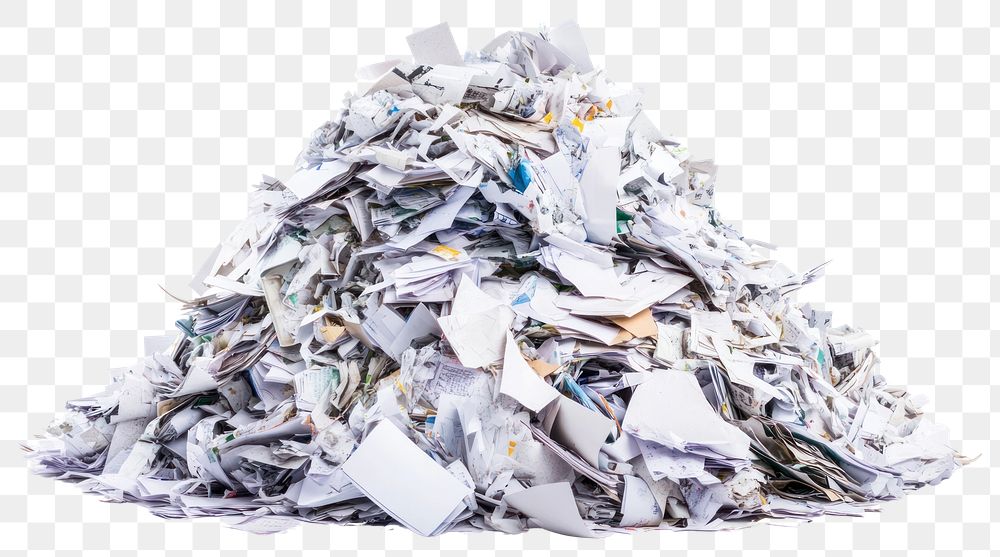 PNG Shredded paper recycling pile | Free PNG - rawpixel