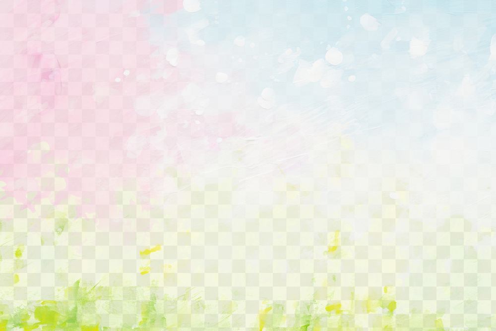 Abstract pastel spring png overlay | Free PNG - rawpixel