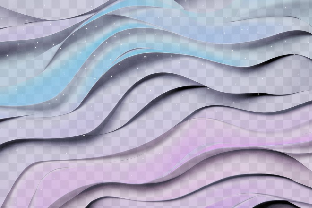 Colorful abstract wave png overlay | Free PNG - rawpixel
