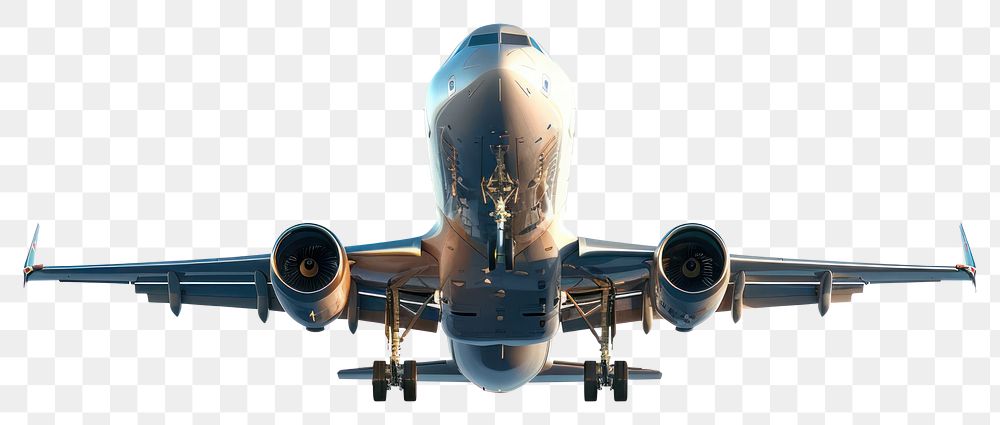 PNG Commercial airplane front view | Free PNG - rawpixel