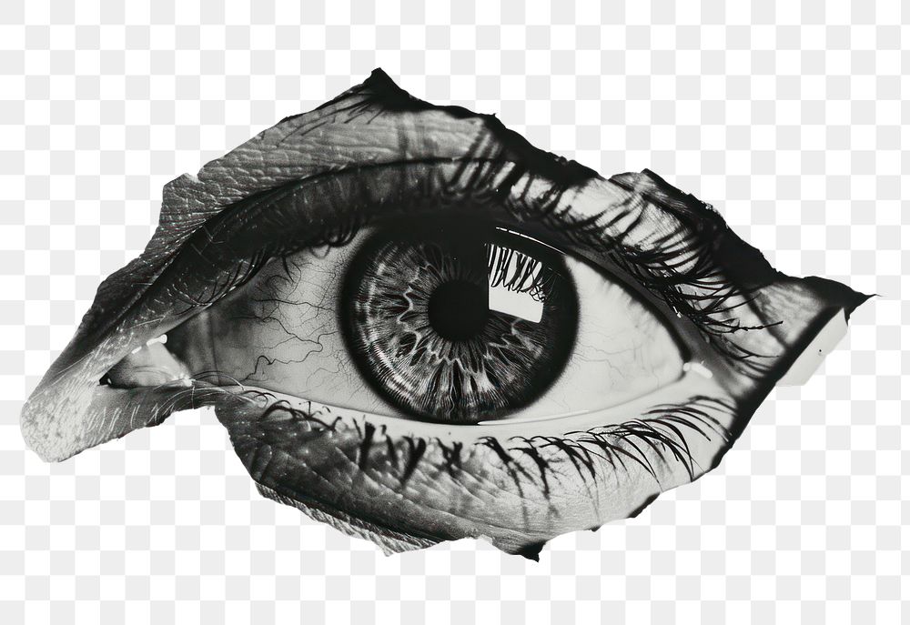 PNG Surreal torn paper eye | Premium PNG - rawpixel
