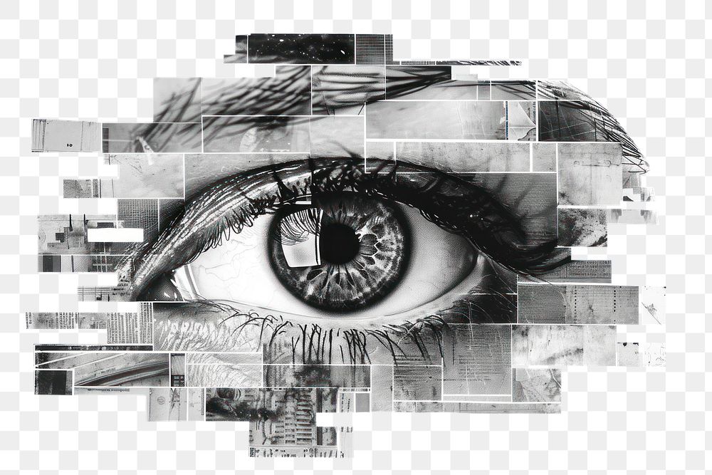 PNG Abstract fragmented eye illustration | Premium PNG - rawpixel