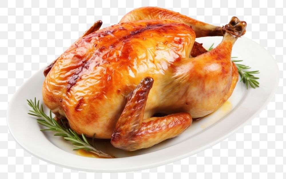 PNG Baked Chicken dinner plate | Free PNG - rawpixel