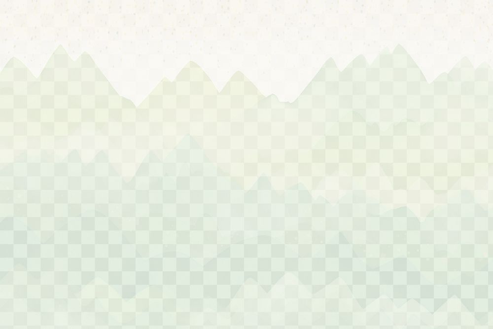 Serene abstract mountain png paint | Free PNG - rawpixel