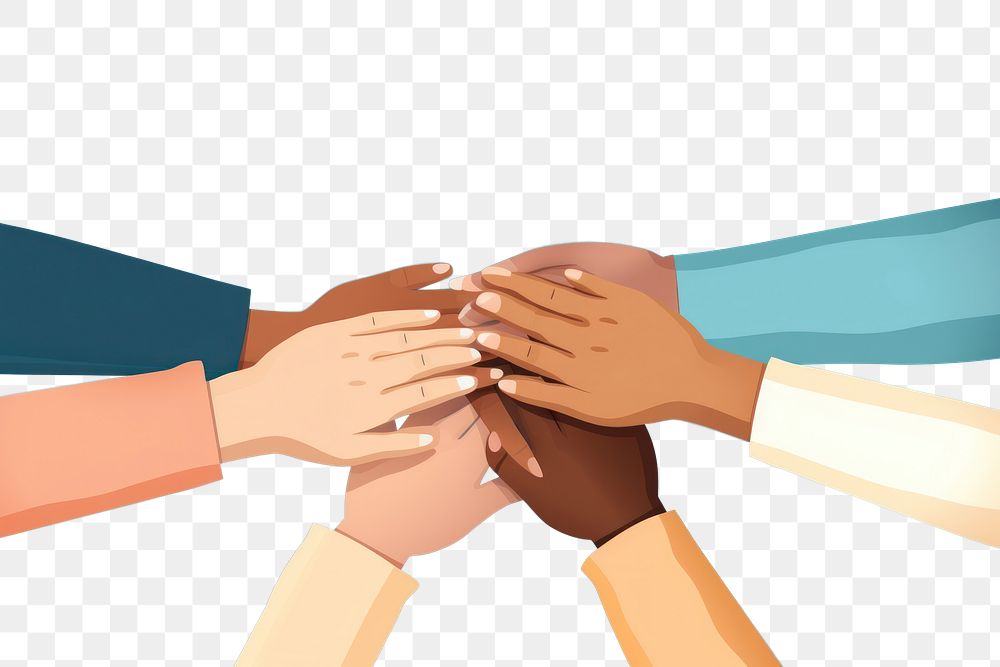 PNG Teamwork hand people adult. | Free PNG - rawpixel