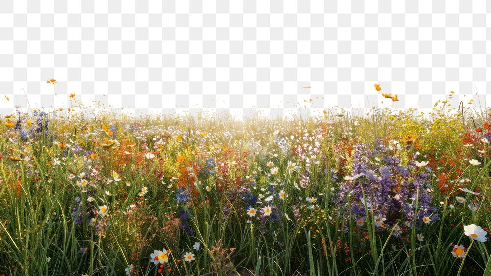 PNG Vibrant wildflower meadow desktop | Premium PNG - rawpixel