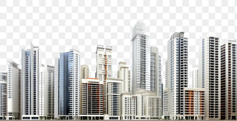 PNG Modern high rise buildings | Free PNG - rawpixel