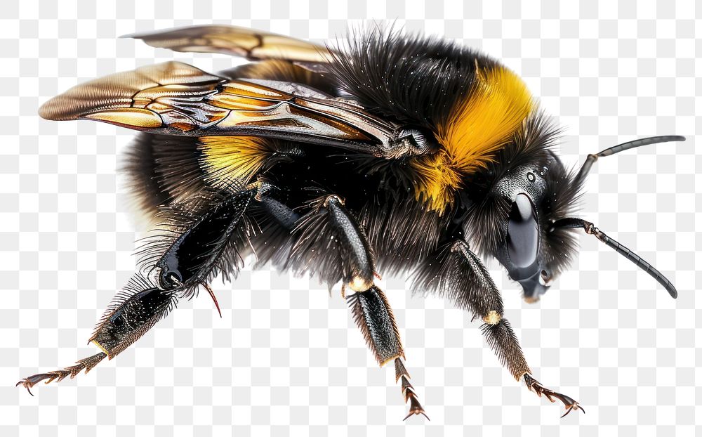 PNG Bumblebee resting animal insect | Free PNG - rawpixel