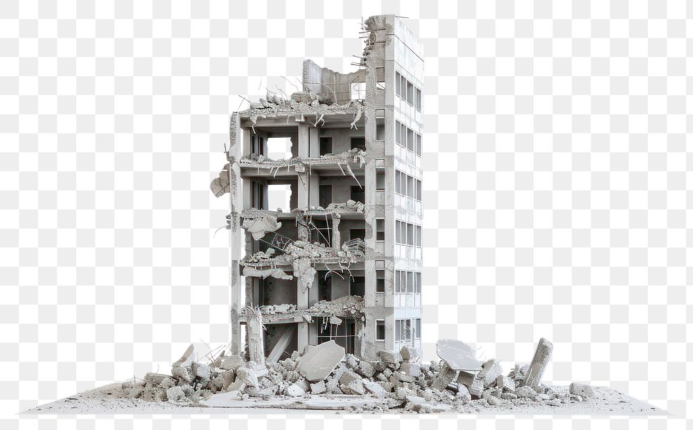 PNG Tower destroyed building architecture | Free PNG - rawpixel