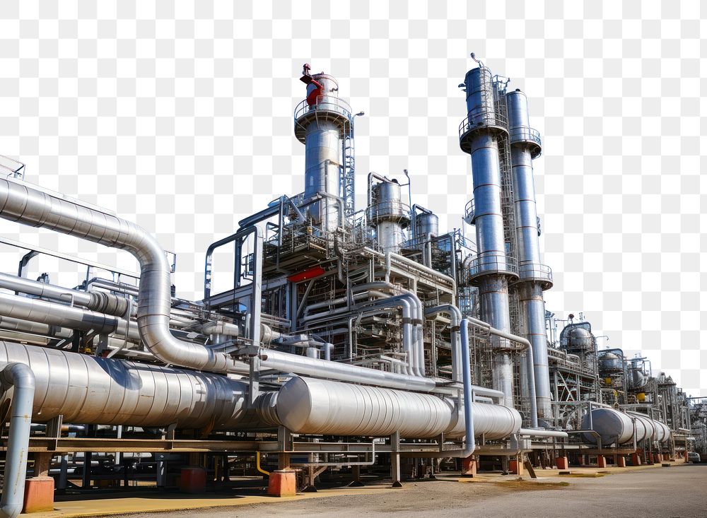 PNG Refinery factory architecture vehicle. | Free PNG - rawpixel