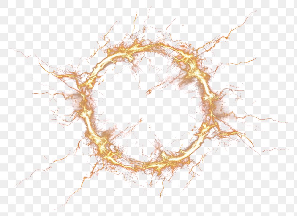 PNG Electric shock circle shape | Free PNG - rawpixel