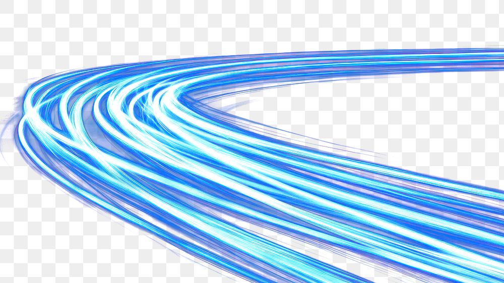 PNG Neon blue light streaks | Free PNG - rawpixel