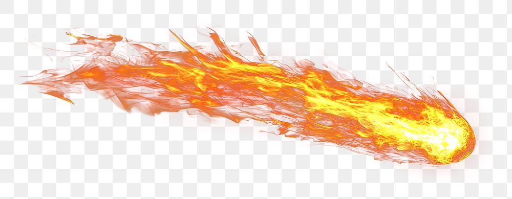 PNG Flaming meteor fire astronomical | Free PNG - rawpixel