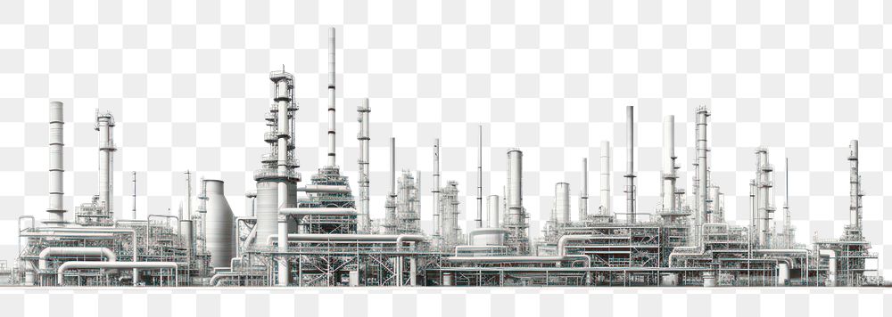 PNG Oil refinery architecture factory | Free PNG - rawpixel