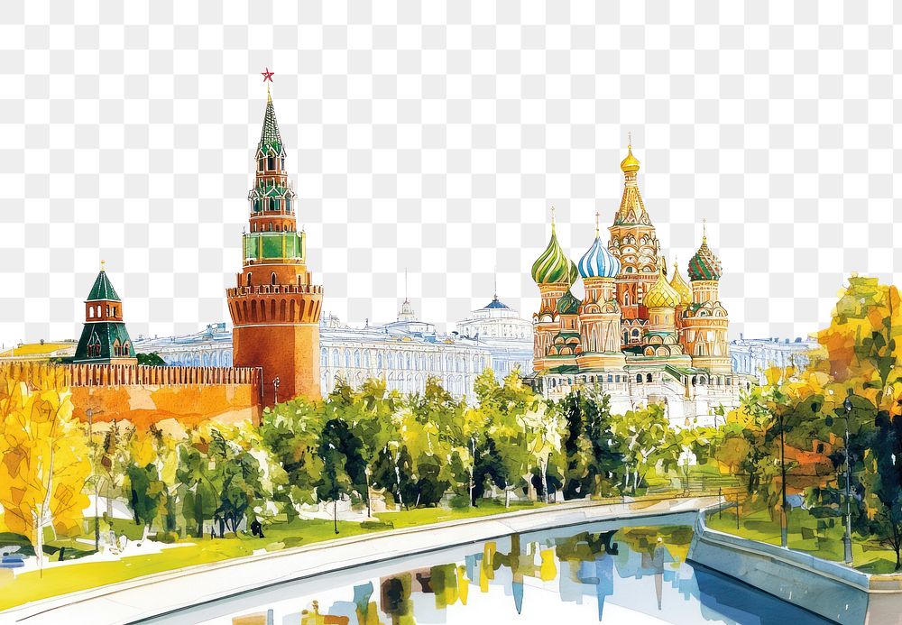 PNG Moscow Russia landmarks architecture | Free PNG - rawpixel