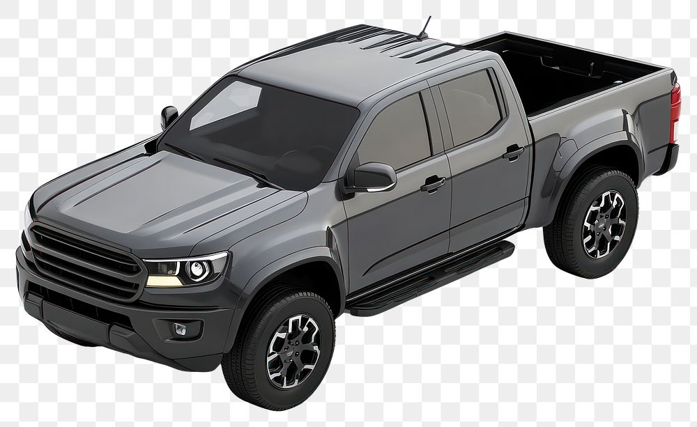 PNG Glossy gray pickup truck | Free PNG - rawpixel