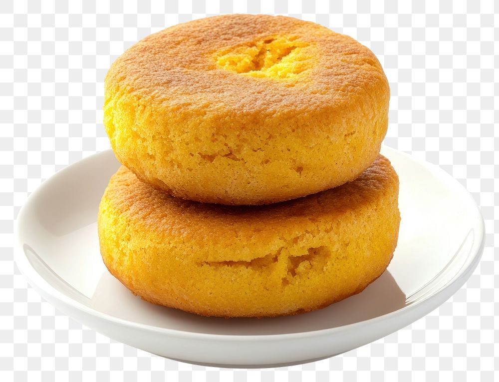 PNG Cornbreads cornbread sweets plate. | Free PNG - rawpixel