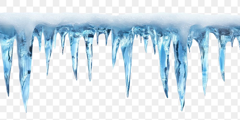 PNG Grey blue icicle icicles | Free PNG - rawpixel