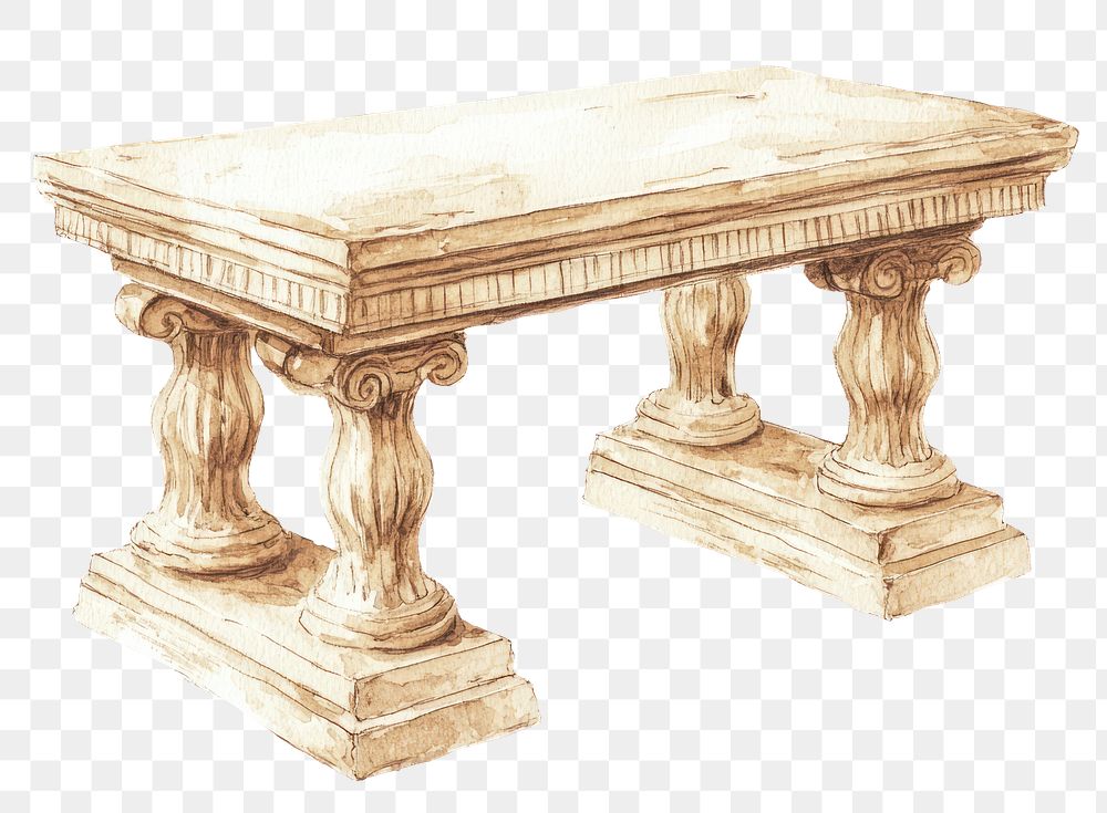 PNG An ancient greek table | Free PNG - rawpixel