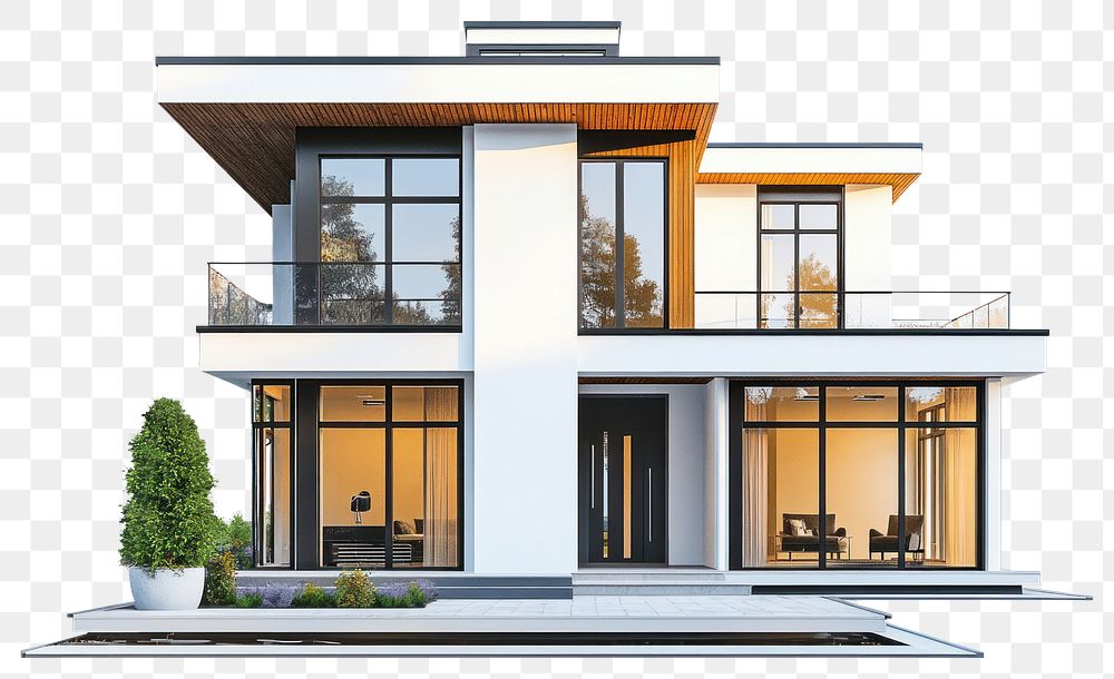 PNG Modern home house architecture | Premium PNG - rawpixel