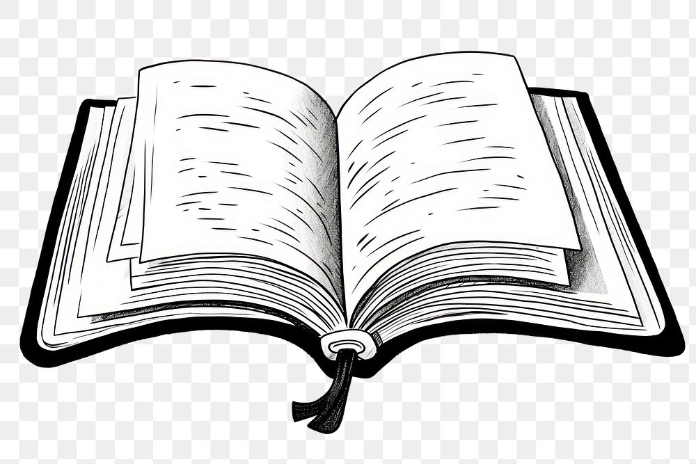 PNG open book drawing publication | Premium PNG - rawpixel