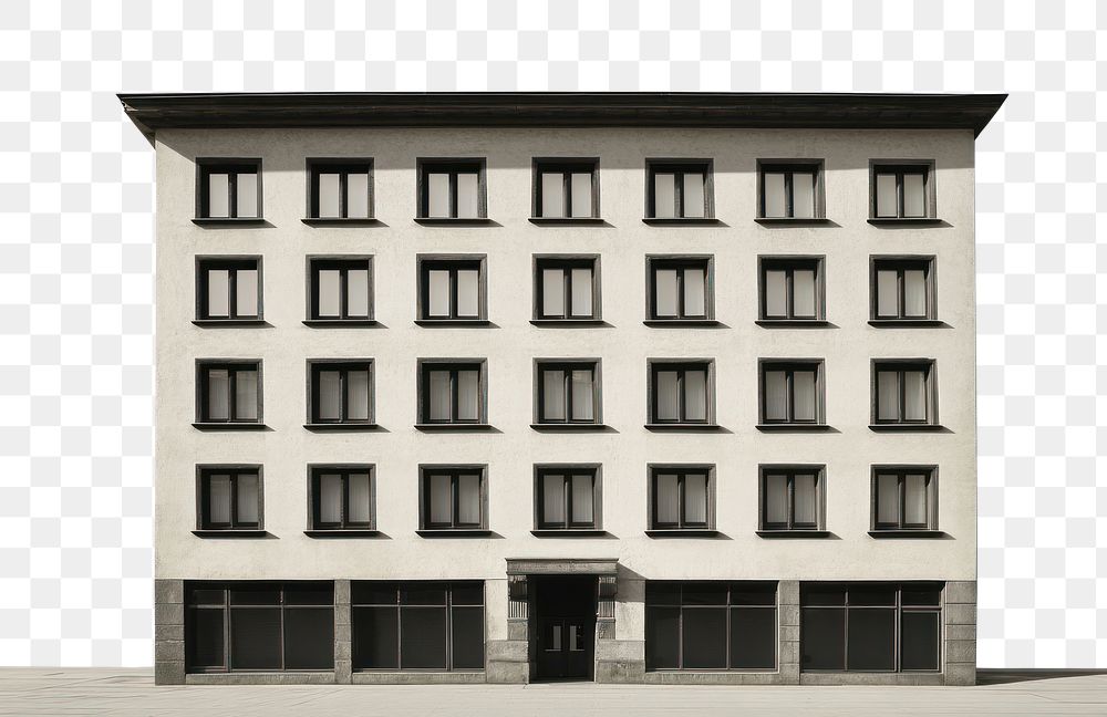 PNG Vintage building architecture windows | Free PNG - rawpixel