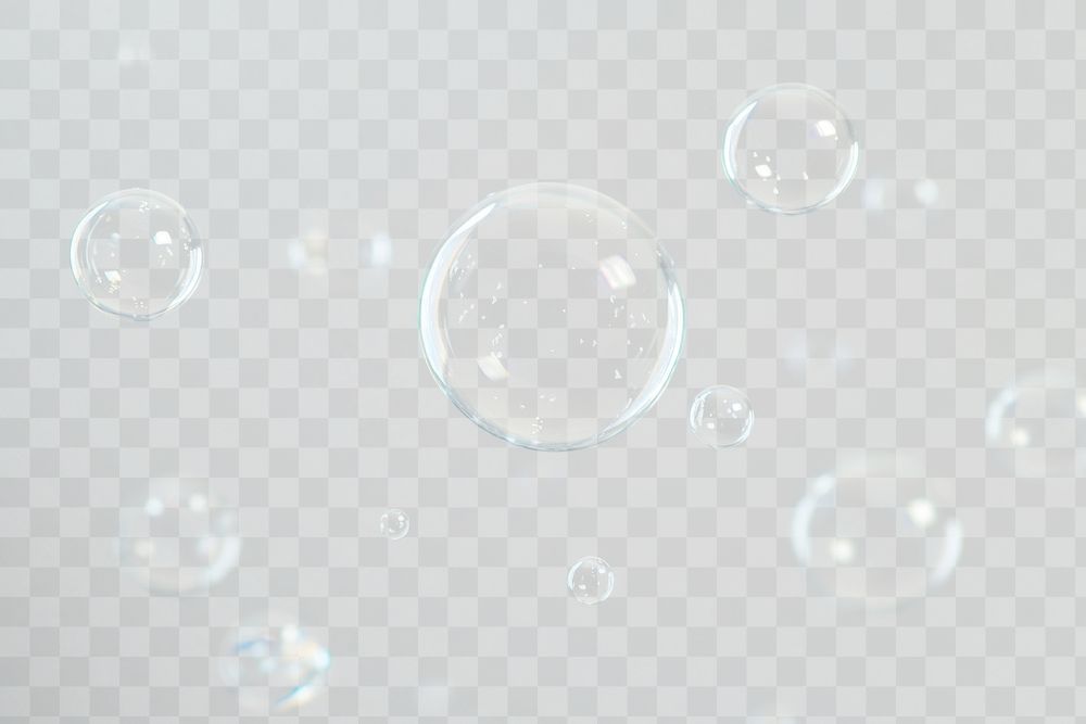PNG few transparent bubble floating | Free PNG - rawpixel