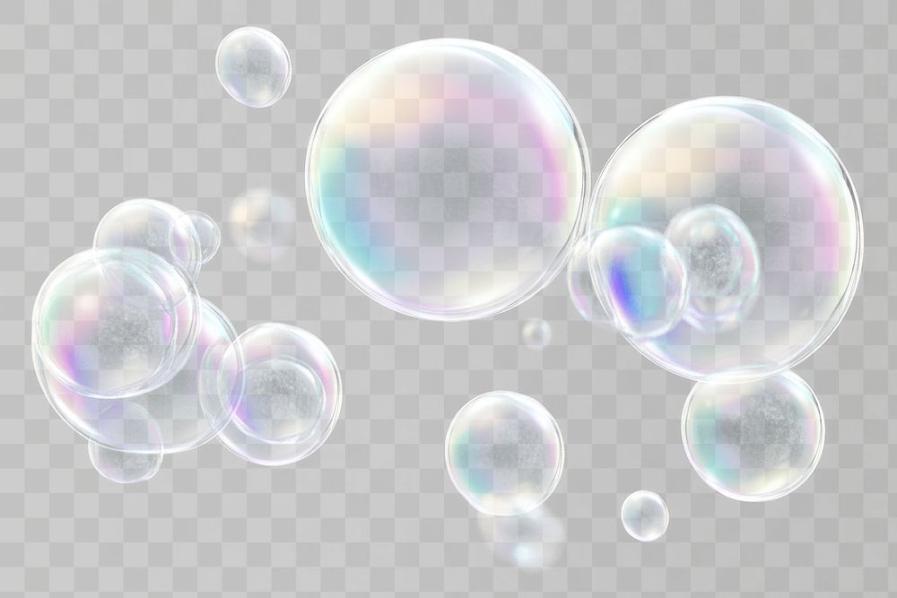 PNG group transparent rainbow bubbles | Free PNG - rawpixel