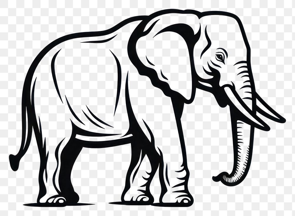 PNG Elephant wildlife drawing animal | Free PNG - rawpixel