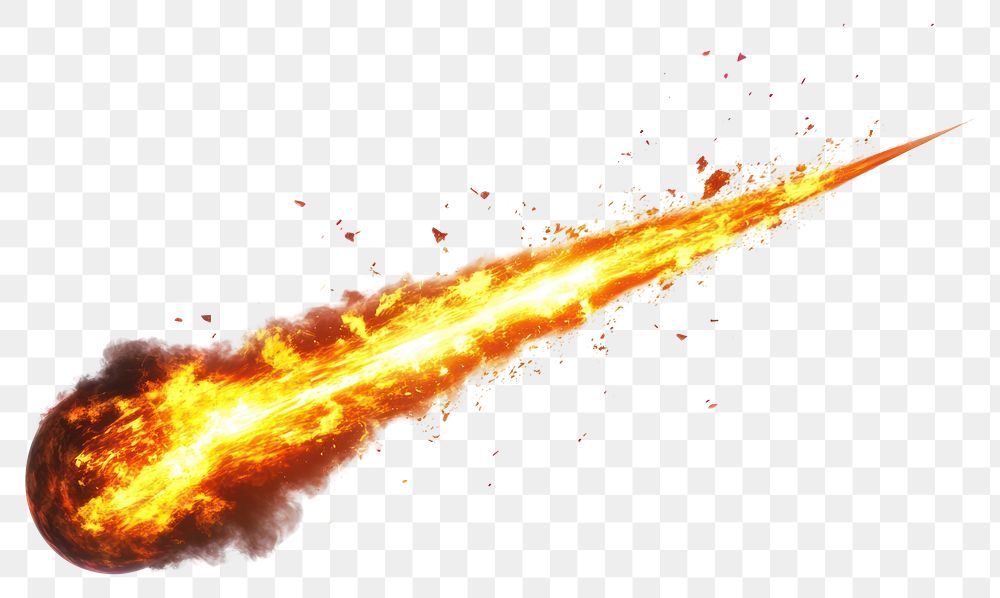 PNG Meteor fire streaking outdoors. | Free PNG - rawpixel